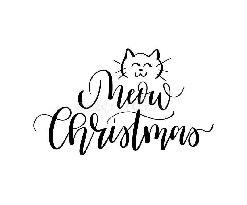 Meow Calligraphy Stock Illustrations – 970 Meow Calligraphy Stock ...