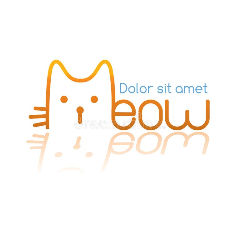 Meow Logo Stock Illustrations – 6,541 Meow Logo Stock Illustrations ...