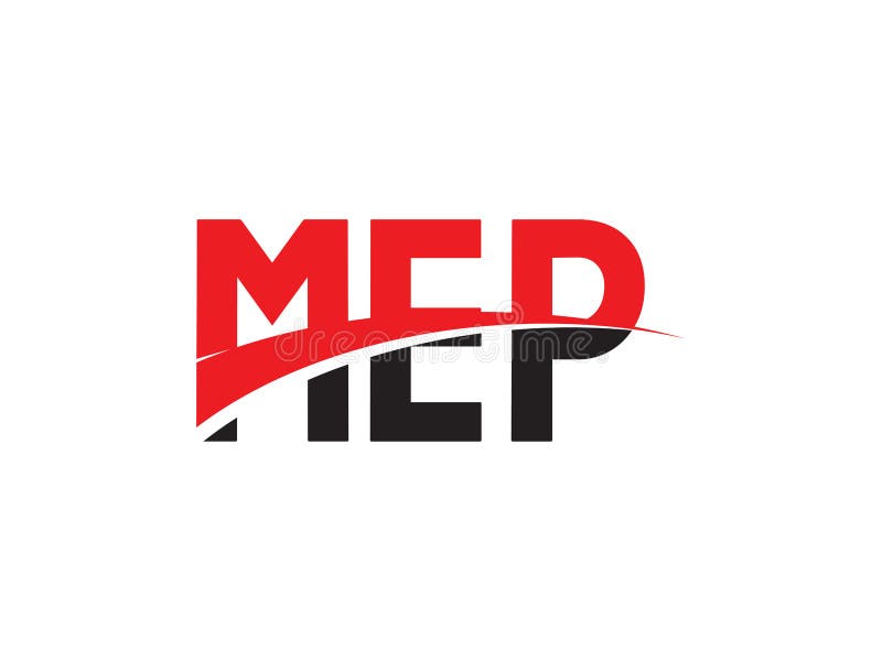 MEP Letter Initial Logo Design Stock Vector - Illustration of business ...