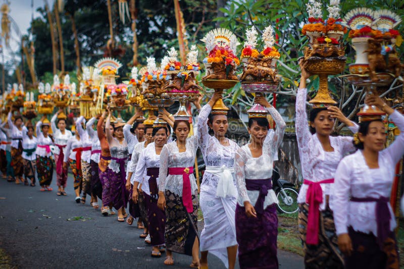 Mepeed is a Unique Balinese Culture Editorial Image - Image of culture ...