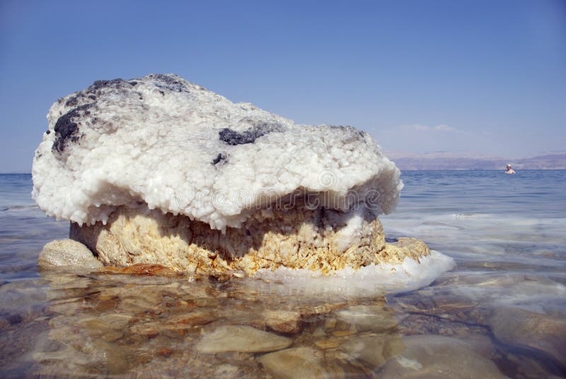 Sel De Mer Pour La Station Thermale De La Mer Morte Dans La Cuvette D ...