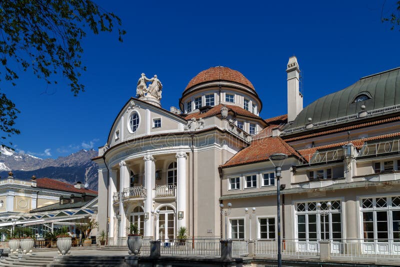 Meran, South Tyrol stock image. Image of building, italy - 69869223