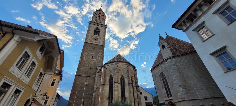 Merano, Italy. editorial stock photo. Image of merano - 255532543
