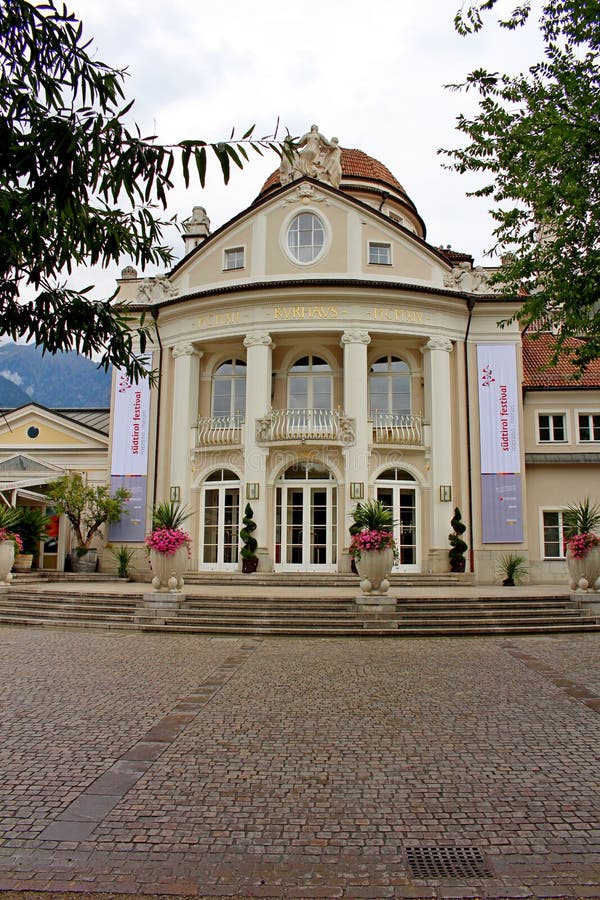 Exterior View of the Spa House of Merano Editorial Photo - Image of ...