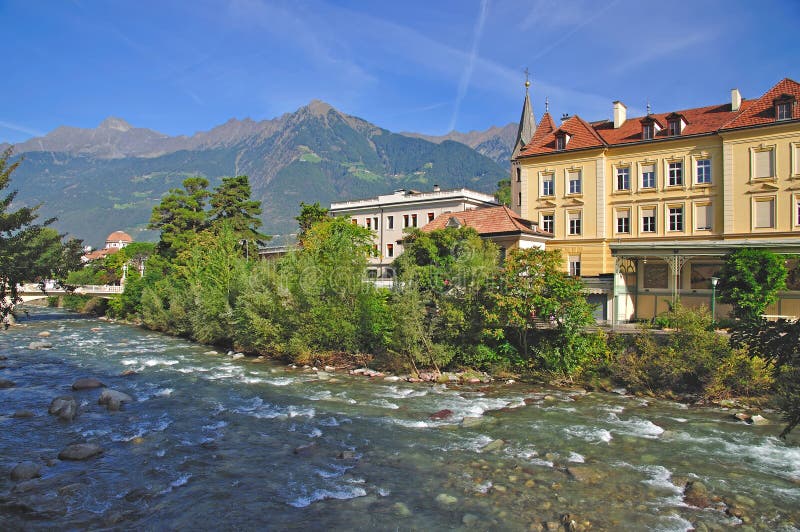 Bruneck in winter, Italy editorial image. Image of mountain - 173947835