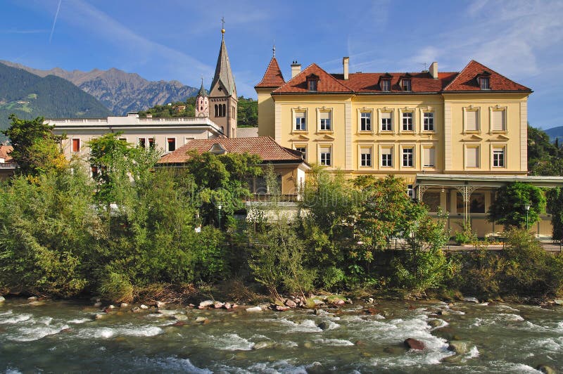 Merano,South Tyrol,Italy stock photo. Image of south - 22557332
