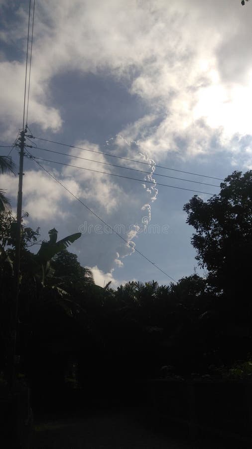 Merapi Eruption Called Wedhus Gembel Stock Image - Image of eruption ...