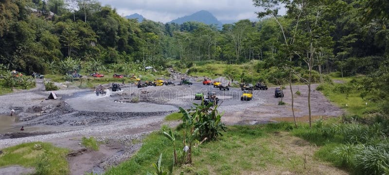 Merapi tour in yogyakarta stock photo. Image of yogyakarta - 270329790