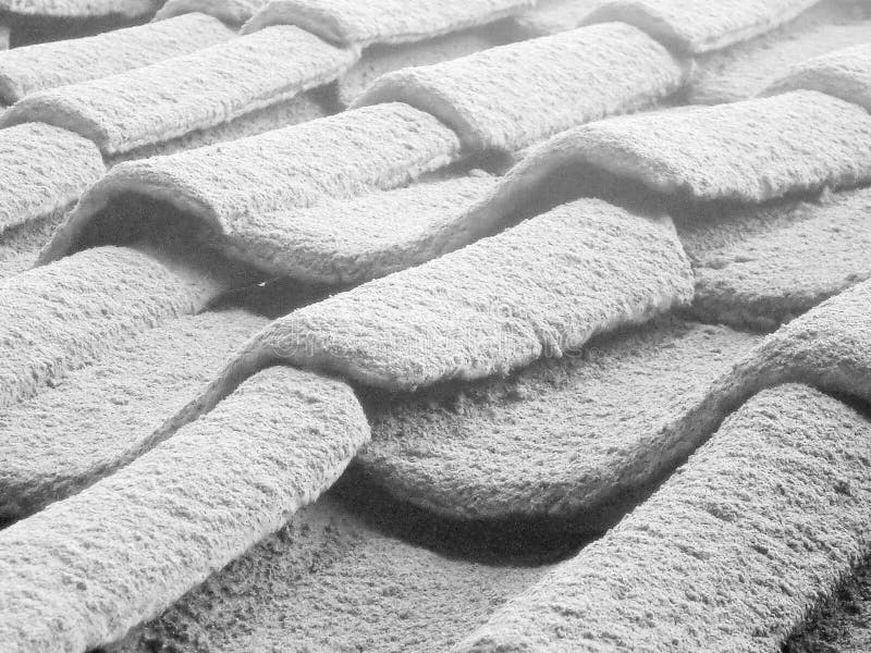 Merapi Volcanic Ash on House Tiles Stock Image - Image of tiles, house: 287949603