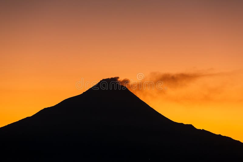 Mt merapi sunrise view stock photo. Image of landscape - 255464682