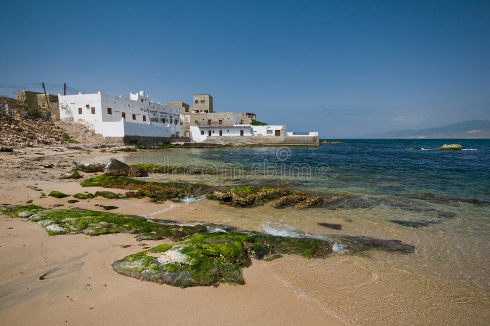 Merbat village stock photo. Image of dhofar, landscape - 12250032