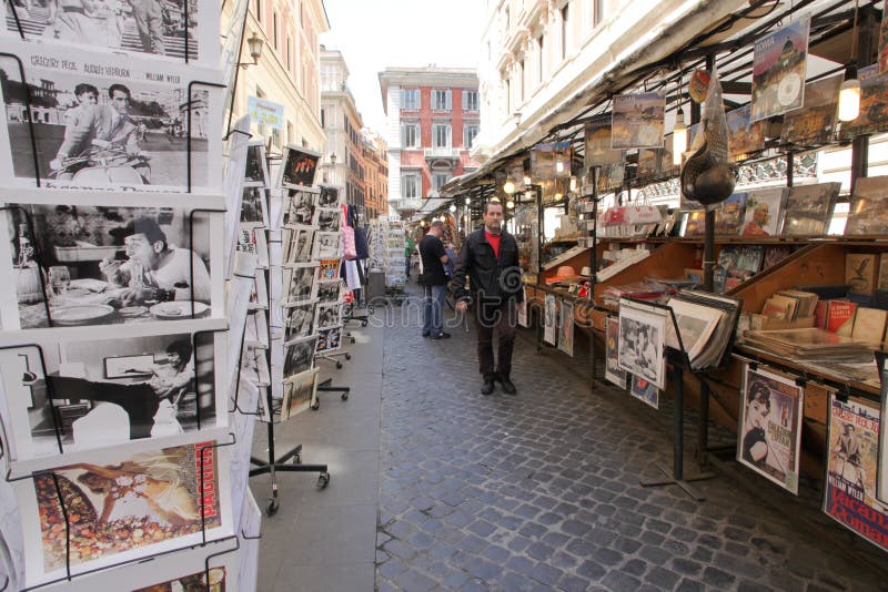 Mercado De Calle En Roma, Italia Foto editorial - Imagen de lifestyle ...