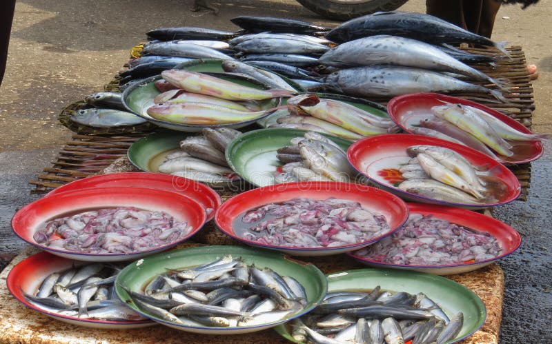 Mercado De Pescado Tradicional De Puger East Java Indonesia Imagen de ...