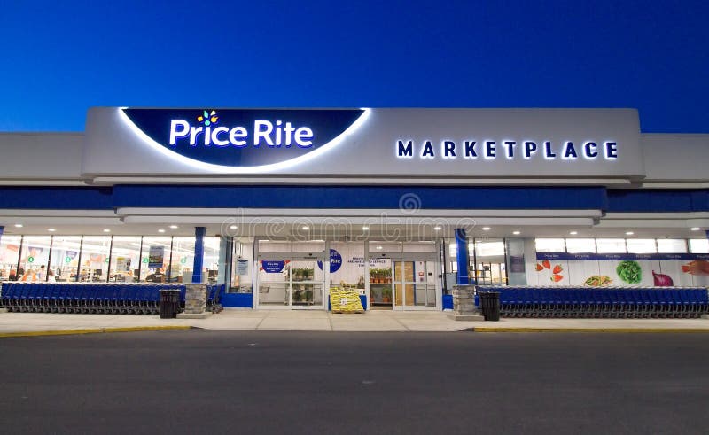 Mercado de PriceRite fotografía editorial. Imagen de surtido - 115693197