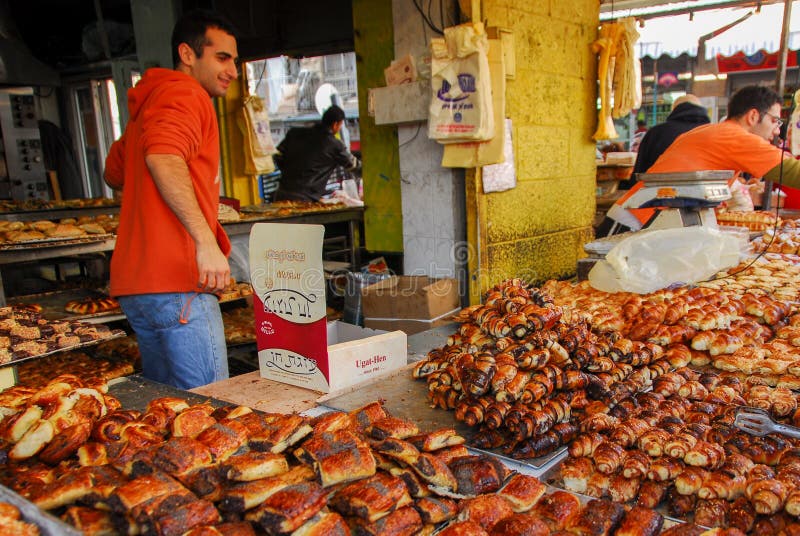 Ben Yehuda Market - Jerusalém, Israel Foto de Stock Editorial - Imagem ...