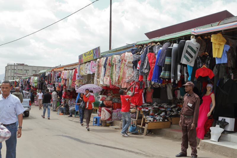 The Mercato Market of Addis Ababa Editorial Stock Photo - Image of ...