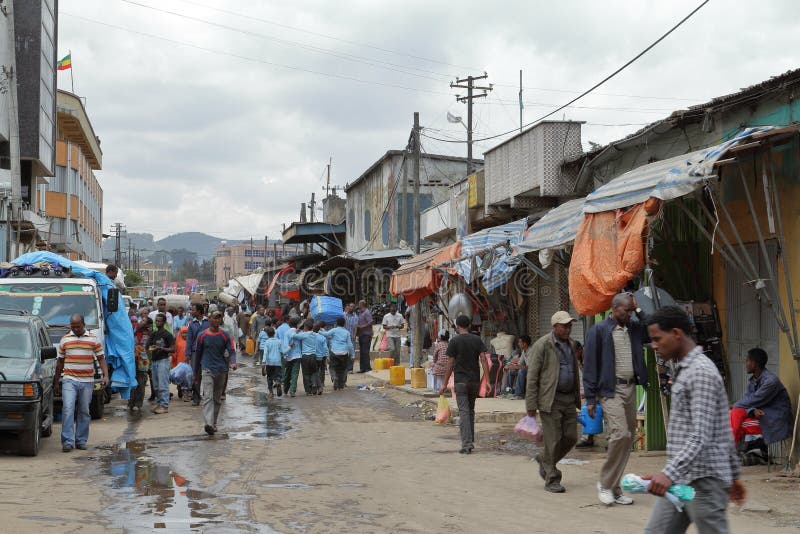 The Mercato Market of Addis Ababa Editorial Photography - Image of ...
