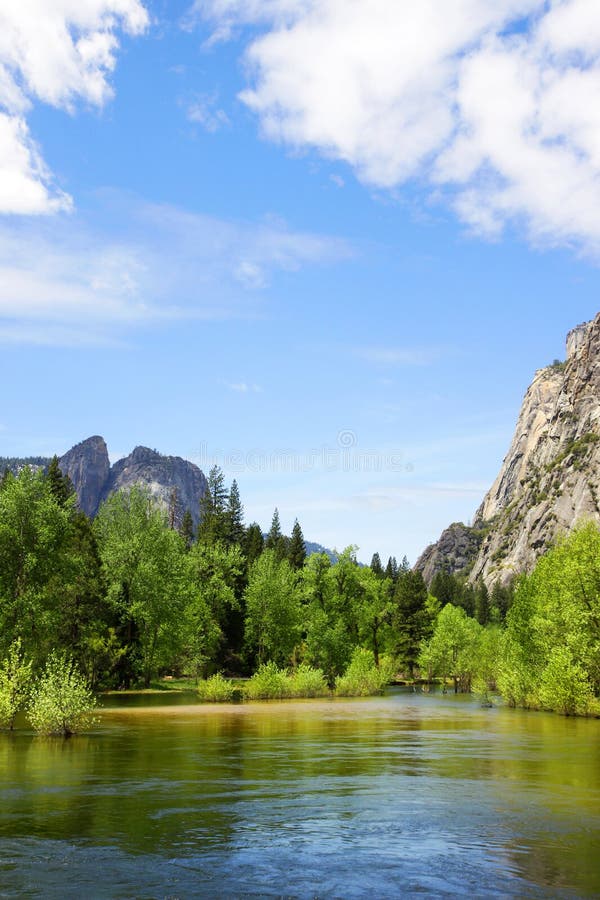 Merced River stock image. Image of green, california - 14984991