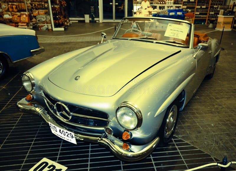 Mercedes-Benz 300SL Gullwing Stock Image - Image of bumper, performance ...