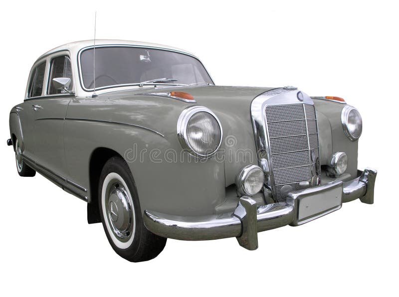 Mercedes Benz 220S 1956 stock image. Image of green, glory - 4301621