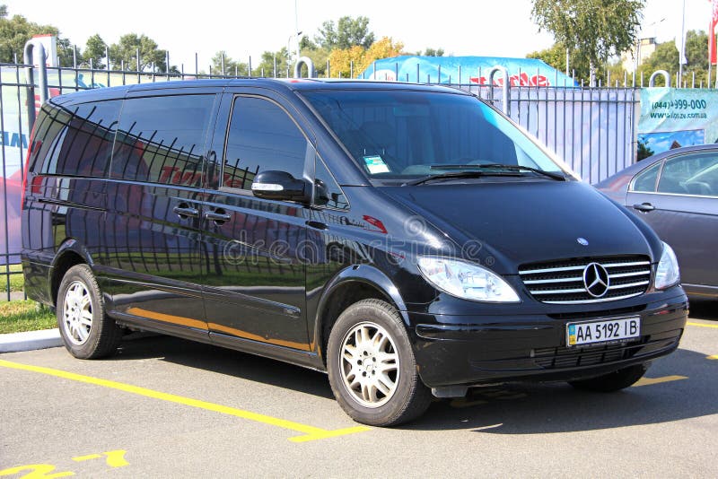 White Mercedes-Benz Sprinter Minibus Editorial Stock Image - Image of ...