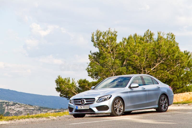 Mercedes-Benz C-Class 2014 2015 Model Editorial Stock Image - Image of ...