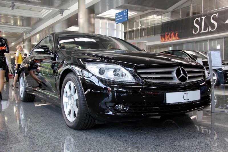 Mercedes-Benz CL-class editorial stock photo. Image of black - 37455918