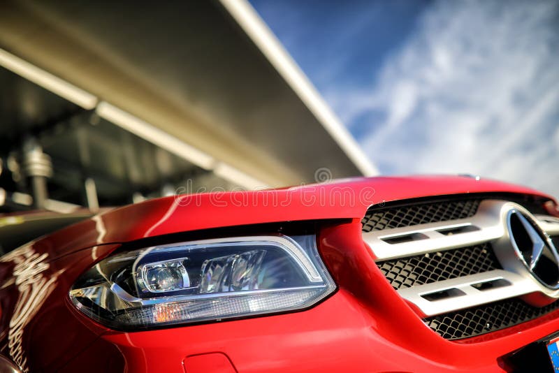 Mercedes-Benz X Class Front Logo Editorial Stock Photo - Image of ...