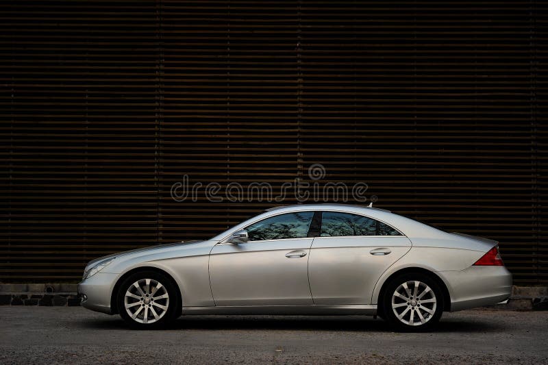 Mercedes Benz CLS stock image. Image of edition, touring - 19097329