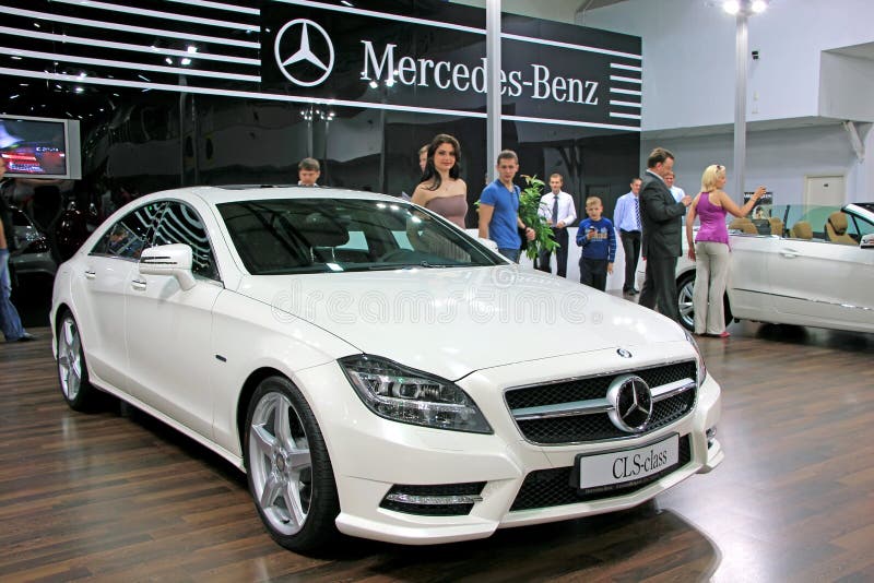 Mercedes-Benz CLS-class (CLS-350) Editorial Image - Image of female ...