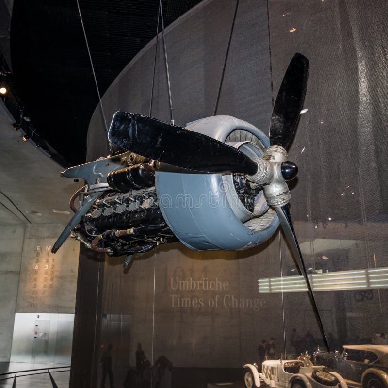 Mercedes-Benz DB603 Aero Engine, 1944 Editorial Stock Photo - Image of ...