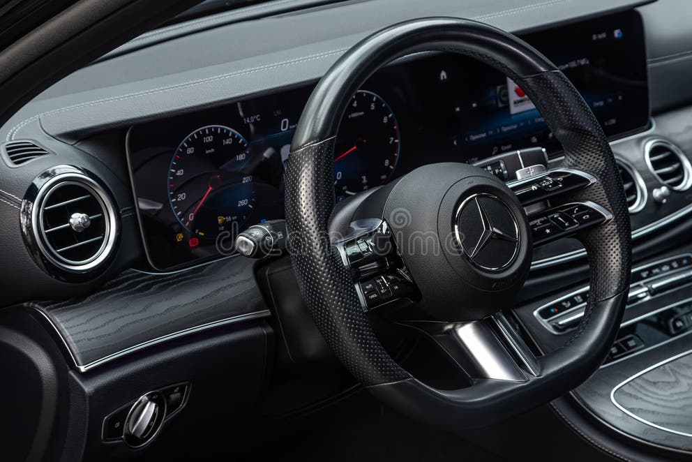 Mercedes-Benz E-class editorial stock image. Image of material - 289914494