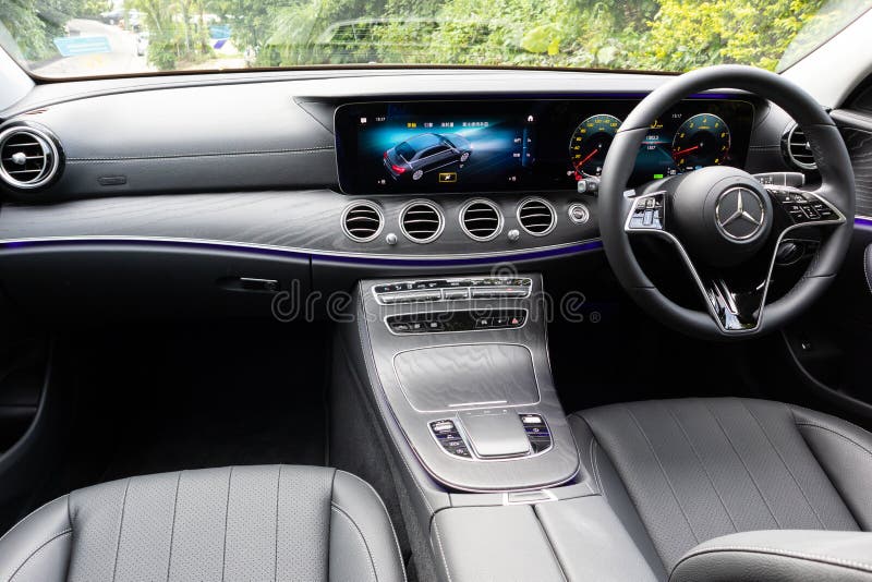 Mercedes-Benz E-Class 2020 Interior Editorial Stock Photo - Image of ...
