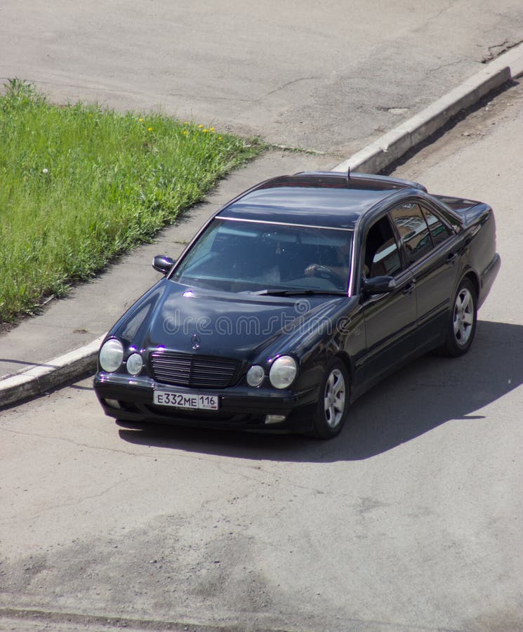 Mercedes-Benz E-Class Rides on the Road Editorial Stock Photo - Image ...