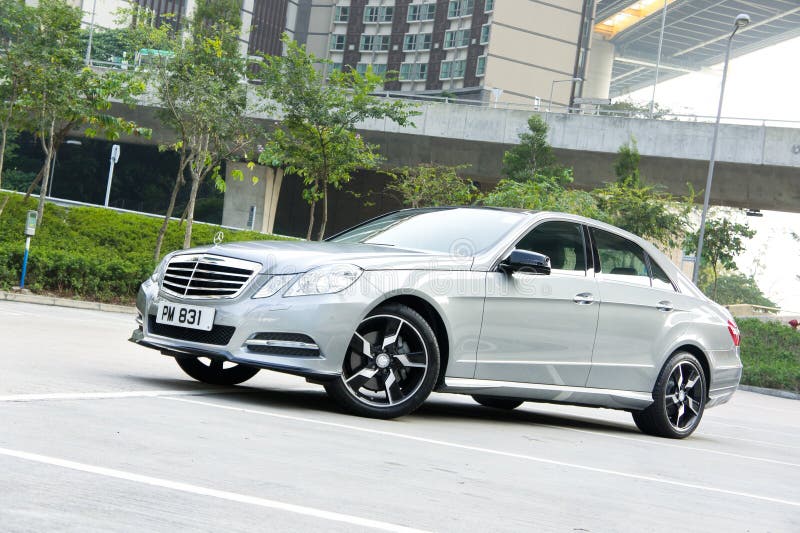 Mercedes-Benz E300 Sport editorial stock image. Image of motor - 39259059