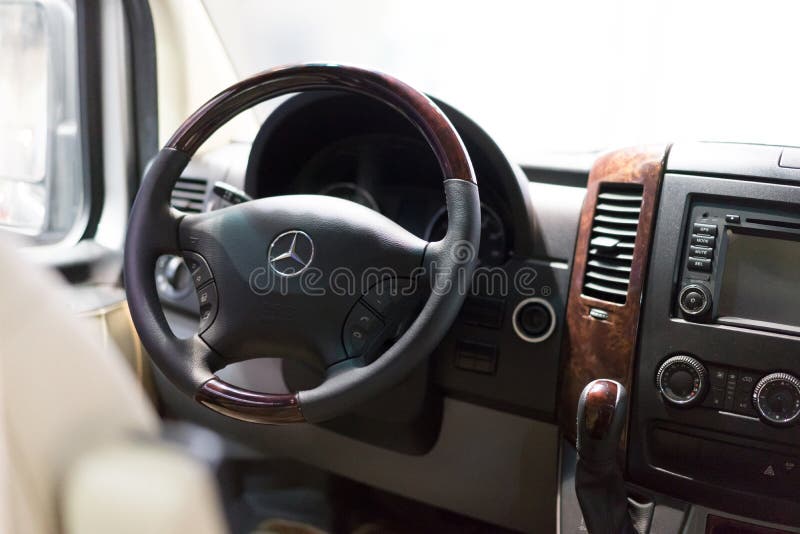 Mercedes Benz interior editorial stock image. Image of front - 42271444