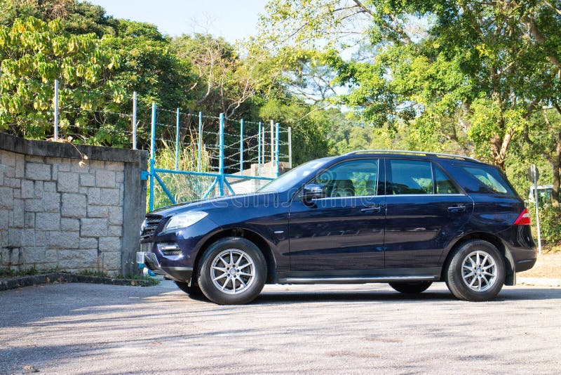 Mercedes-Benz ML-Class BlueTec 2014 Model Editorial Stock Image - Image ...