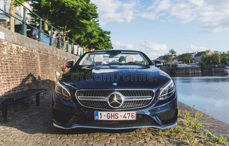Mercedes-Benz S500 Convertible Editorial Stock Photo - Image of cabrio ...
