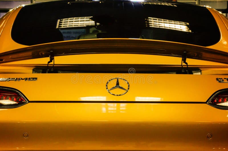 Mercedes Benz Sign Close-Up Editorial Stock Image - Image of editorial ...