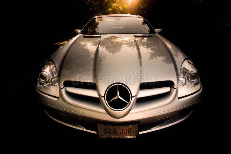 Mercedes Benz SLK 2005 stock vector. Illustration of power - 301568862