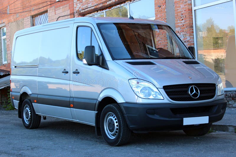 Mercedes-Benz Sprinter 316 CDI 2012 Silver Editorial Stock Photo ...