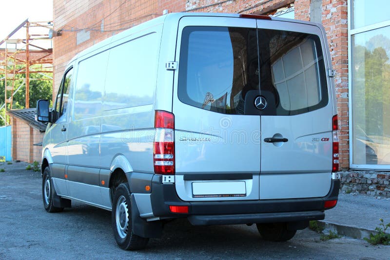 Silver Mercedes Sprinter