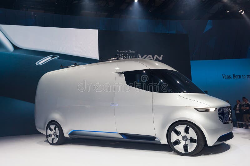 Mercedes Benz Vision Van foto editorial. Imagen de comercial - 77971661