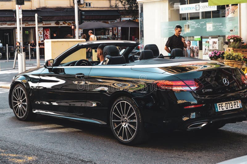 Mercedes Black Mercedesc200 Mercedesblack C200 Editorial Photo - Image ...