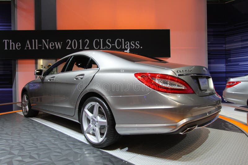 Mercedes CLS 550 editorial stock photo. Image of exhibition - 18356608