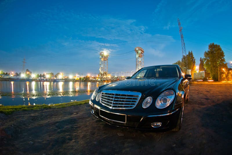 Mercedes E-Class w211 stock photo. Image of luxury, mercedes - 43861744