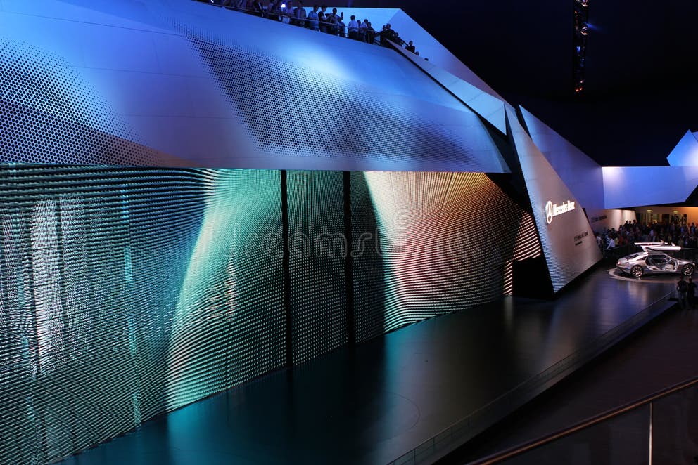 Mercedes hall on 64rd IAA editorial image. Image of hall - 21502560
