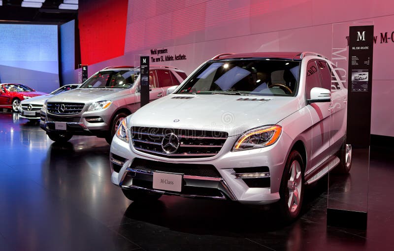 Mercedes ML 550 4Matic M Class Editorial Stock Image - Image of detroit ...