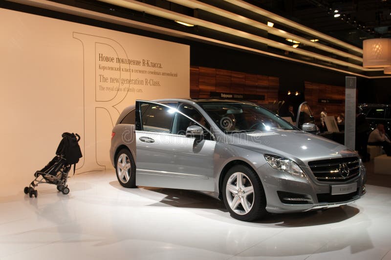 Mercedes R-Class New Generation - Russian Premiere Editorial Stock ...