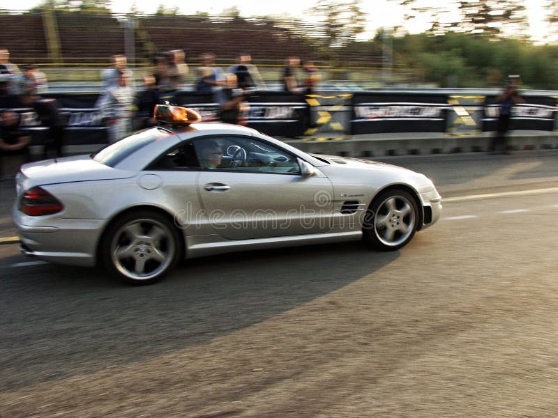 Mercedes SL55 AMG editorial image. Image of racing, vehicle - 233395905